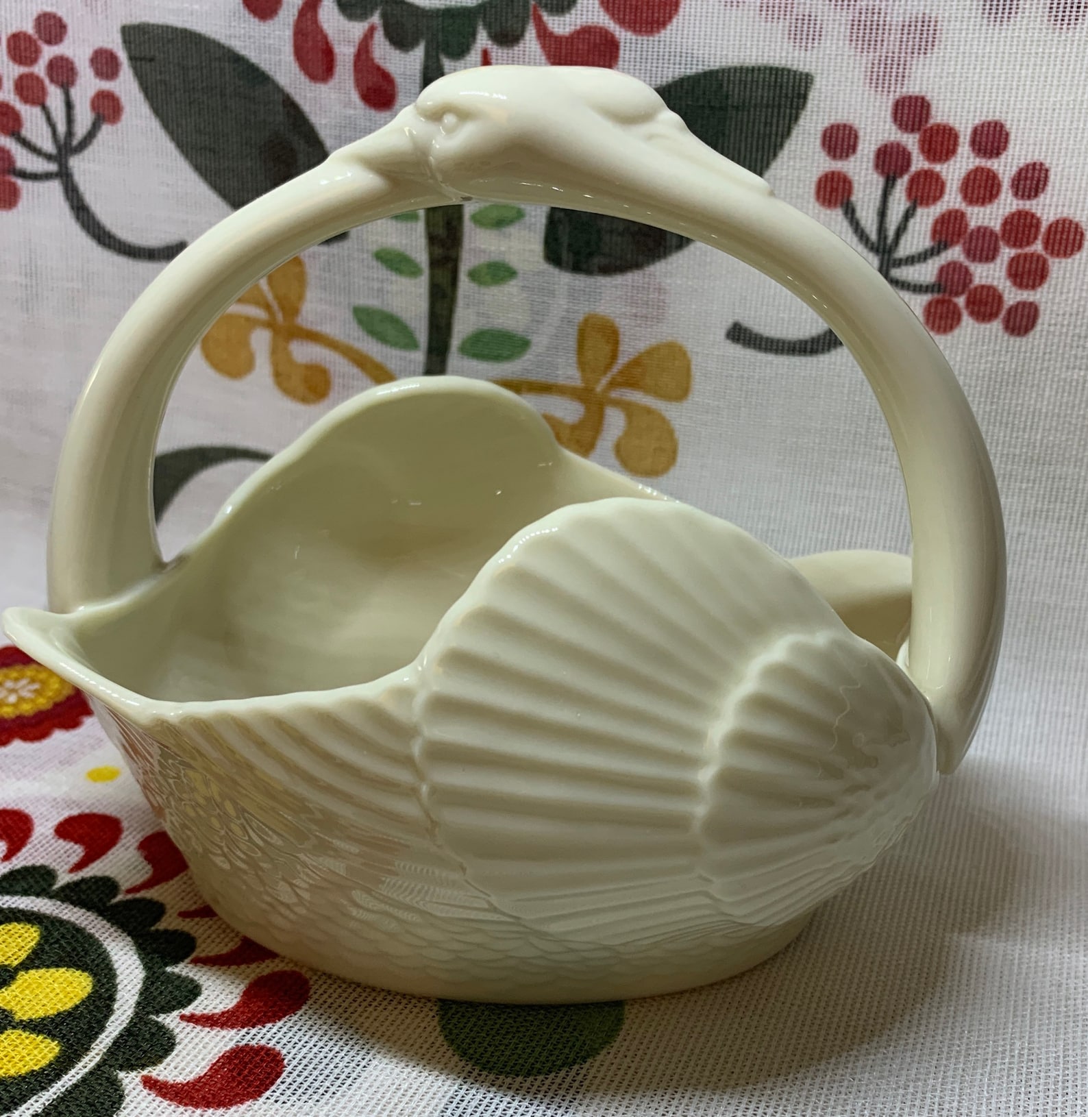 Lenox Double Swan Basket - Etsy