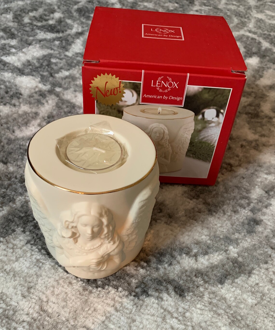 Lenox Radiant Light Angel Votive - Etsy UK