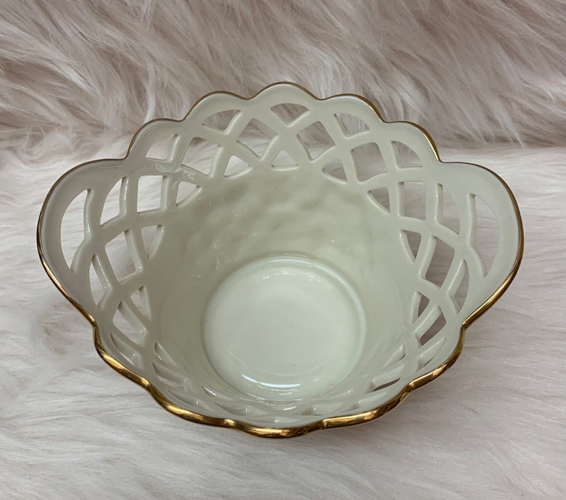 Lenox Pierced Bowl With Embossed Flowers - Etsy