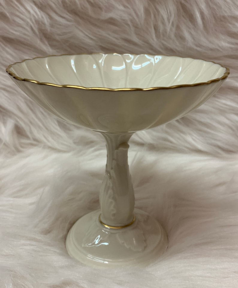 Lenox China Pedestal Charleston Compote Candy Dish Sunflower Daisy - Etsy
