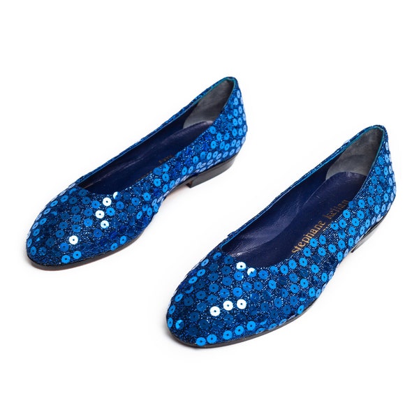Blue Ballet Flats - Etsy