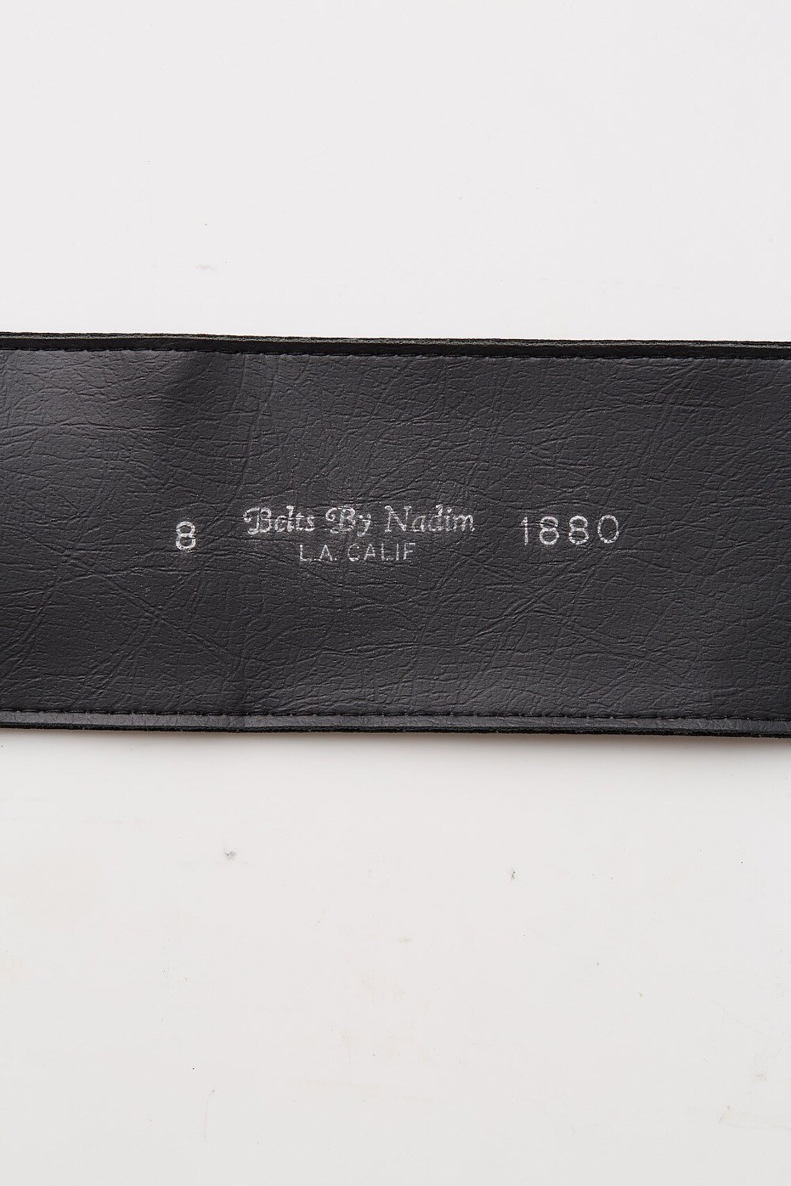 Vintage 80's LA Extra Wide Belt With Rhinestone Studded - Etsy