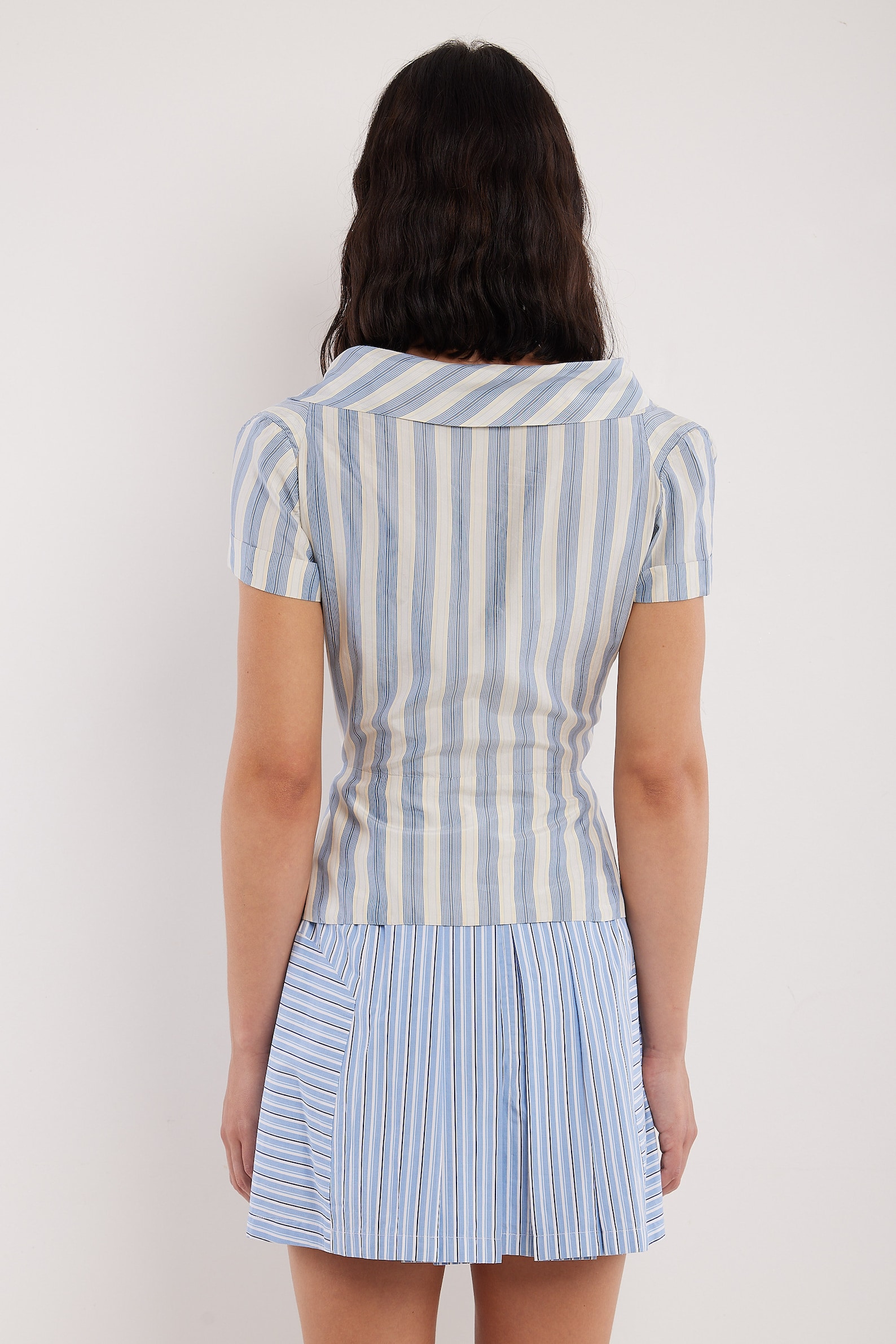 Vintage 90's VIVIENNE WESTWOOD Top / SS 1997 Runway / Striped Silk ...