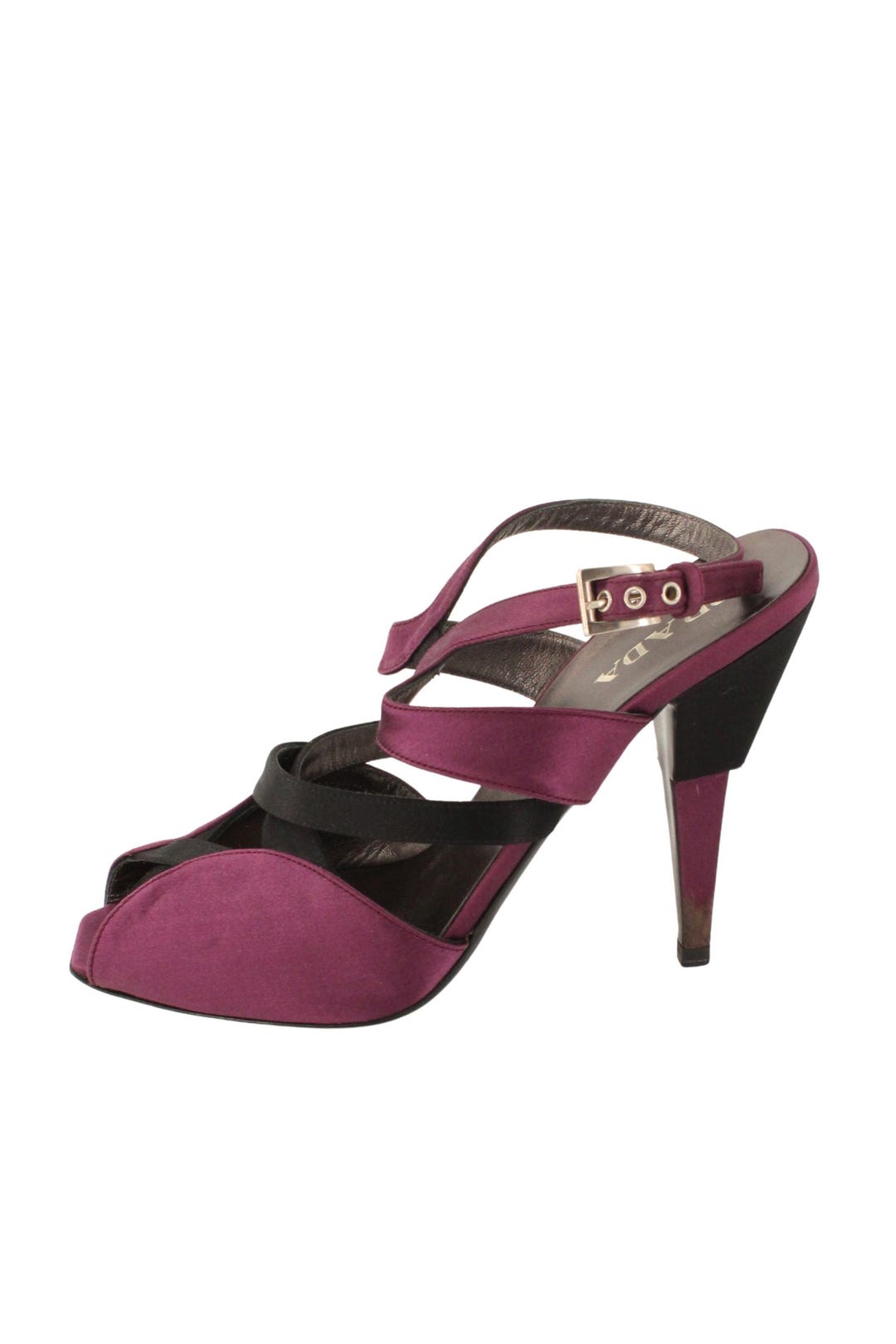 Vintage S/S 2007 PRADA Satin Heels / Runway & Campaign / Strappy ...