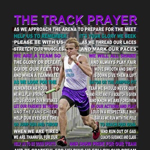 The Track Prayer Personalized With Photo, Track Prayer, Poll Vault ...