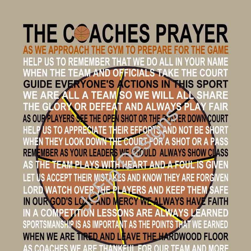Basketball Prayer - Etsy