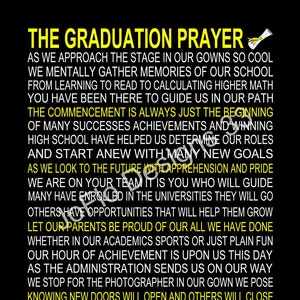 The Graduation Prayer Graduation Graduation Print - Etsy