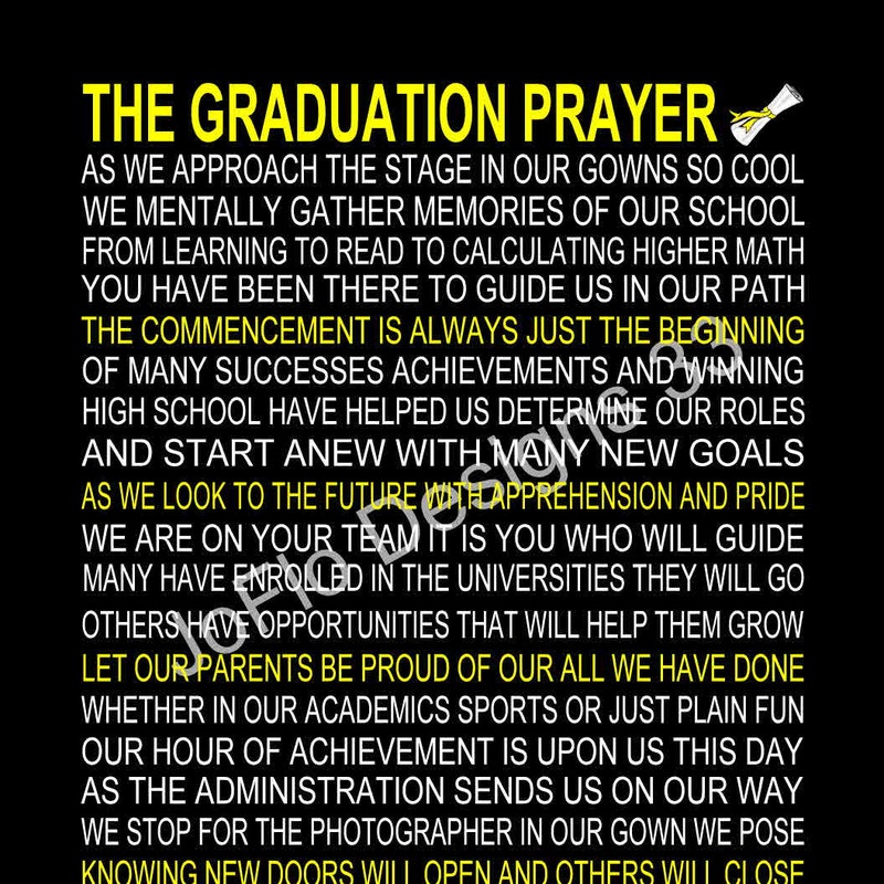 Graduation Prayer - Etsy