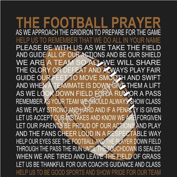 Sports Prayer - Etsy