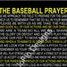 The Baseball Prayer Personalized With Mascot, Baseball Prayer, Baseball ...
