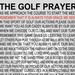 Golf Prayer, Personalized Golf Prayer, Golf Print, Golf Poster, Golf ...