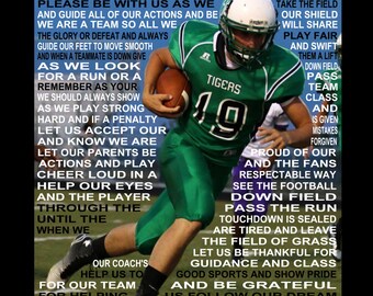 Football poem | Etsy
