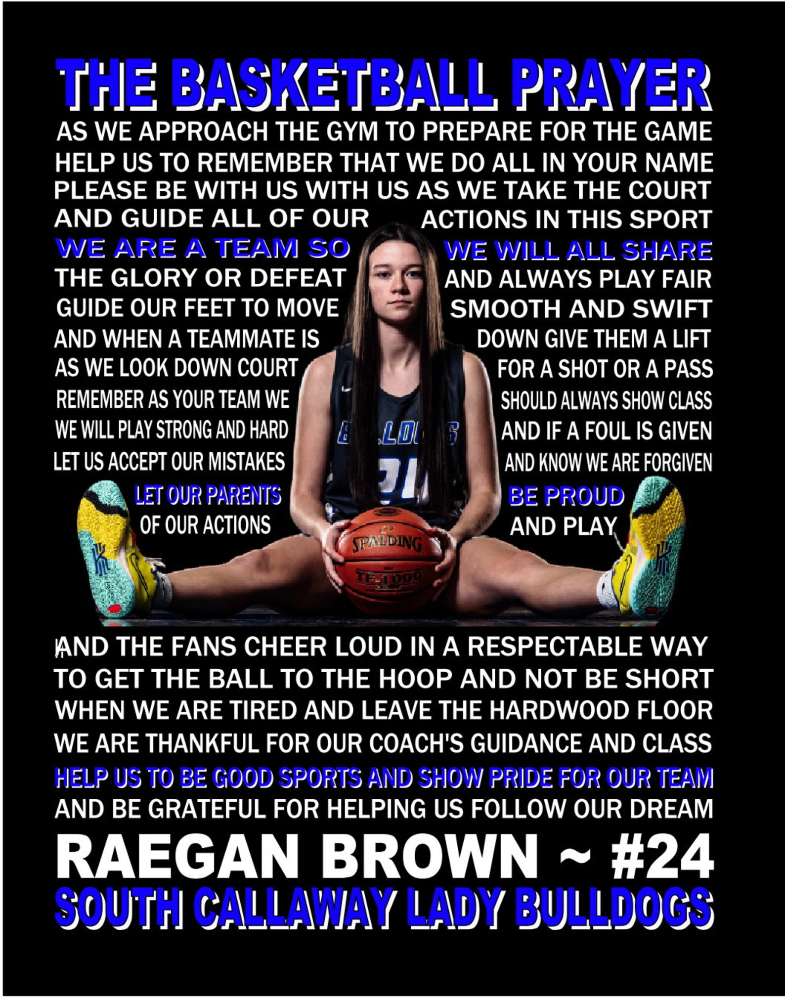 The Basketball Prayer Personalized With Photo Basketball - Etsy