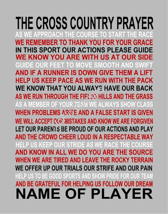 Cross Country Running Posters