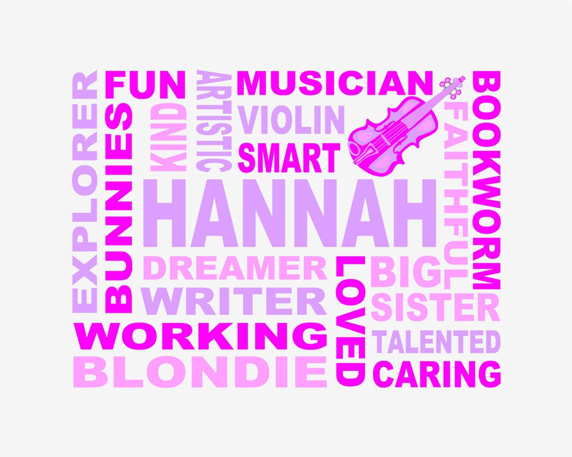 Custom Name Prints Print Names Names on Heavy Matte Paper - Etsy