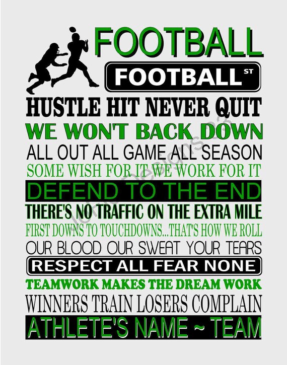 Football Team Motto Ideas at Lindsay Mullen blog