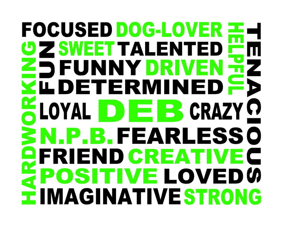 Custom Name Prints Print Names Names on Heavy Matte Paper - Etsy