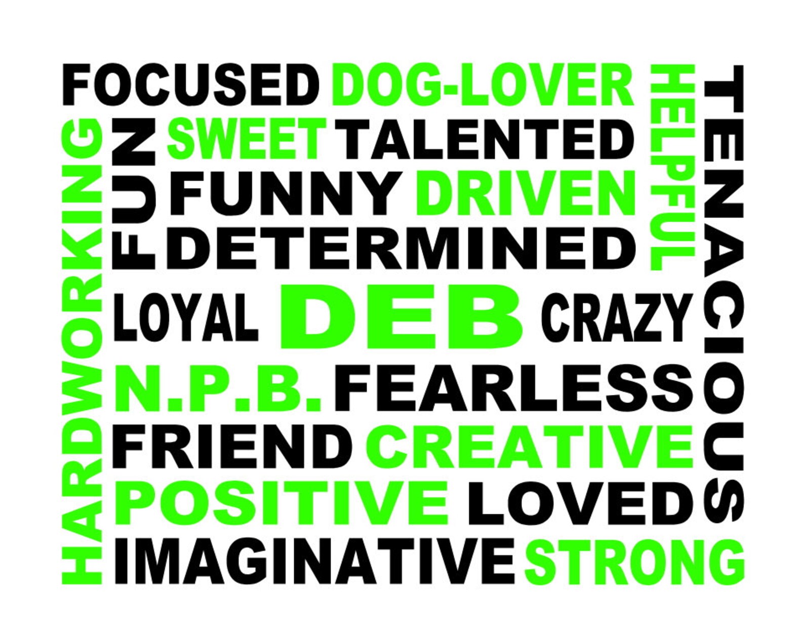 Custom Name Prints Print Names Names on Heavy Matte Paper - Etsy