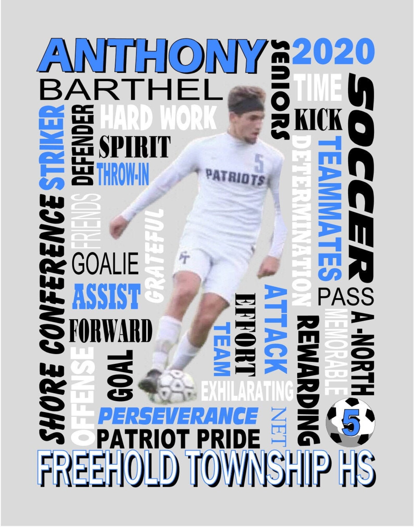 Soccer Word Collage con foto collage de fútbol palabras de | Etsy