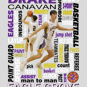 The Basketball Word Collage, Basketball, Basketball Saying, Basketball ...