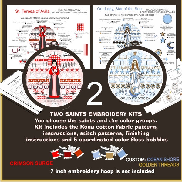 Catholic Embroidery - Etsy