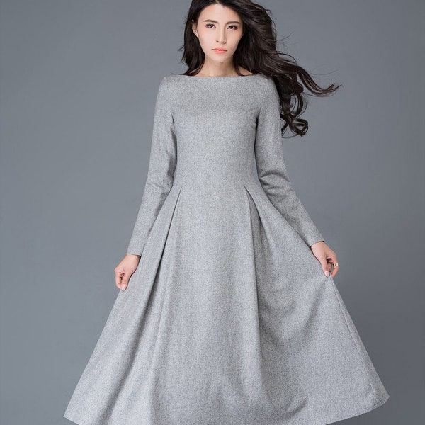 A Line Wool Dresses for Women - Etsy