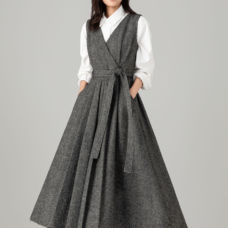 Womens Grey Wool Jumper - Etsy