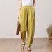 Women's Linen Pants, Long Casual Linen Pants, Plus Size Linen Pants ...