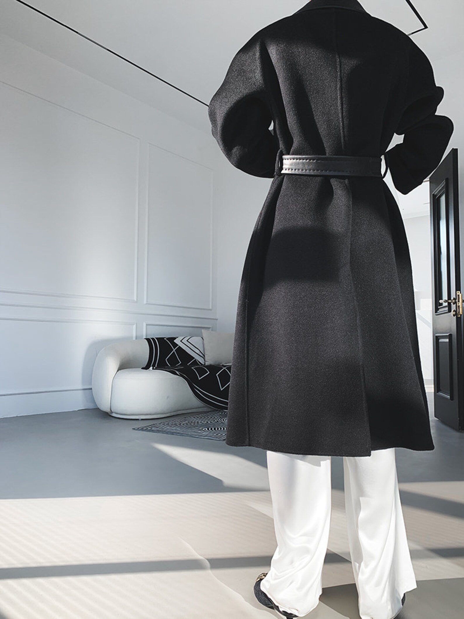 Winter Long Wool Coat Camel Wool Coat Wool Wrap Coat Wool - Etsy