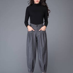 Wool Pants, Long Wool Pants, Winter Pants Women, Warm Pants, Womens ...