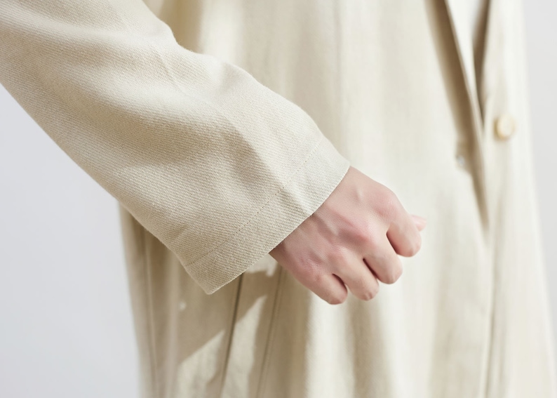 Linen Coat Long Linen Coat Linen Long Cardigan Jacket Women - Etsy