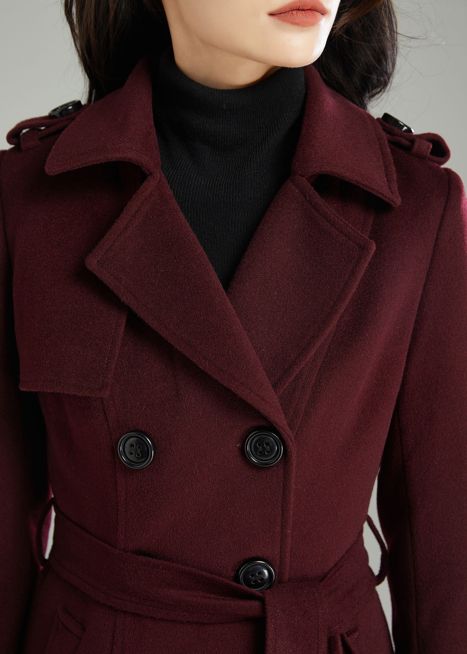 Wool Coat Long Wool Coat Wool Military Coat Womens Wool - Etsy