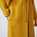 Mustard Yellow Cape Coat Hooded Coat Wool Coat Wool Cape - Etsy