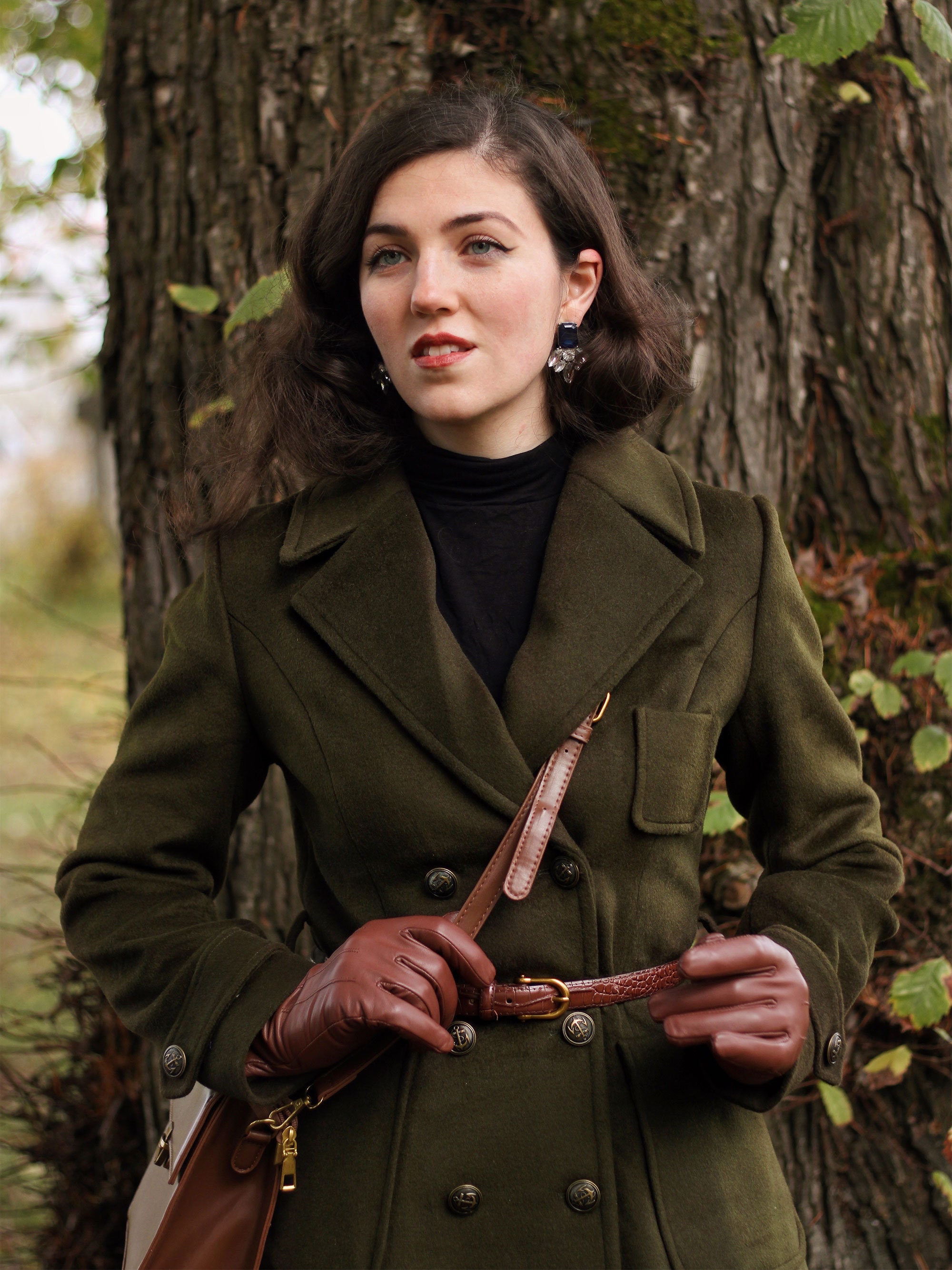 Wool Coat, Army Green Wool Coat, Military Coat Women, Double Wool Coat, Army Green Wool Coat, Military Coat Women, Double