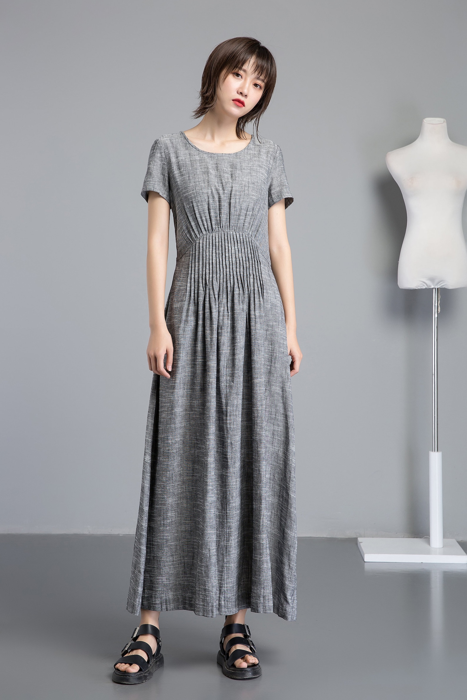 Linen Dress Linen Maxi Dress Womens Dress Long Linen Maxi - Etsy