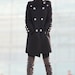 Black Wool Coat, Military Winter Coat, Military Jacket, Wool Double ...
