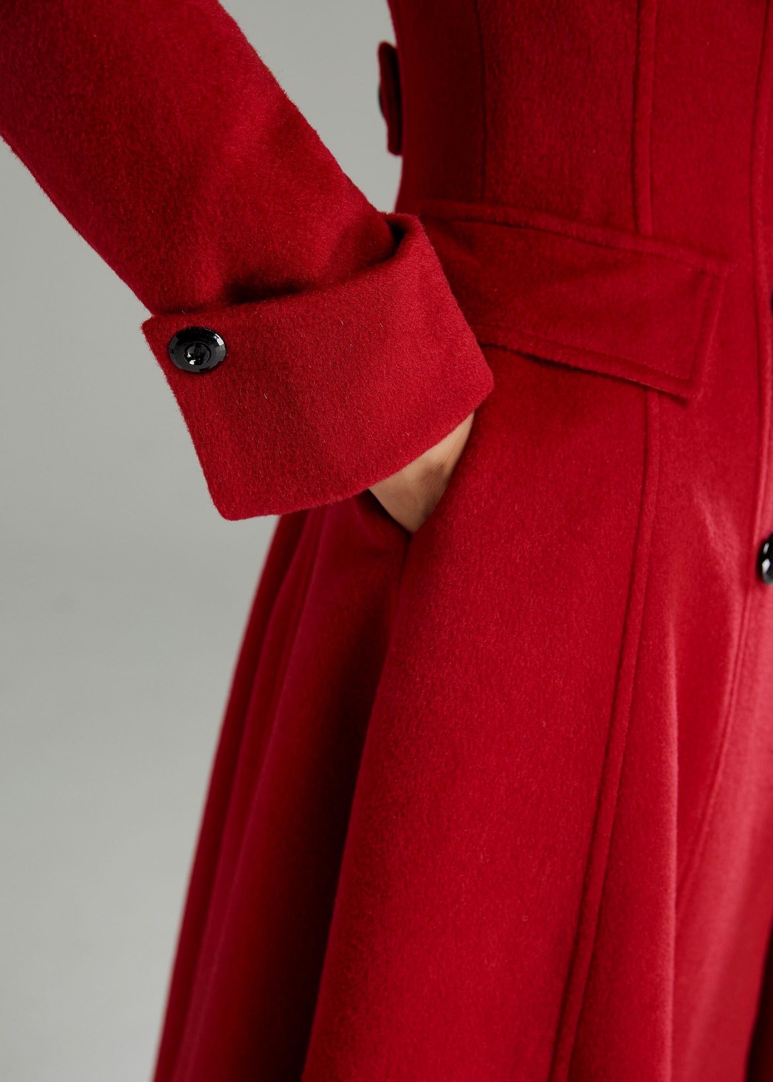 Red Wool Coat, Long Wool Coat, Womens Wool Coat, Winter Wool Coat, Wool ...