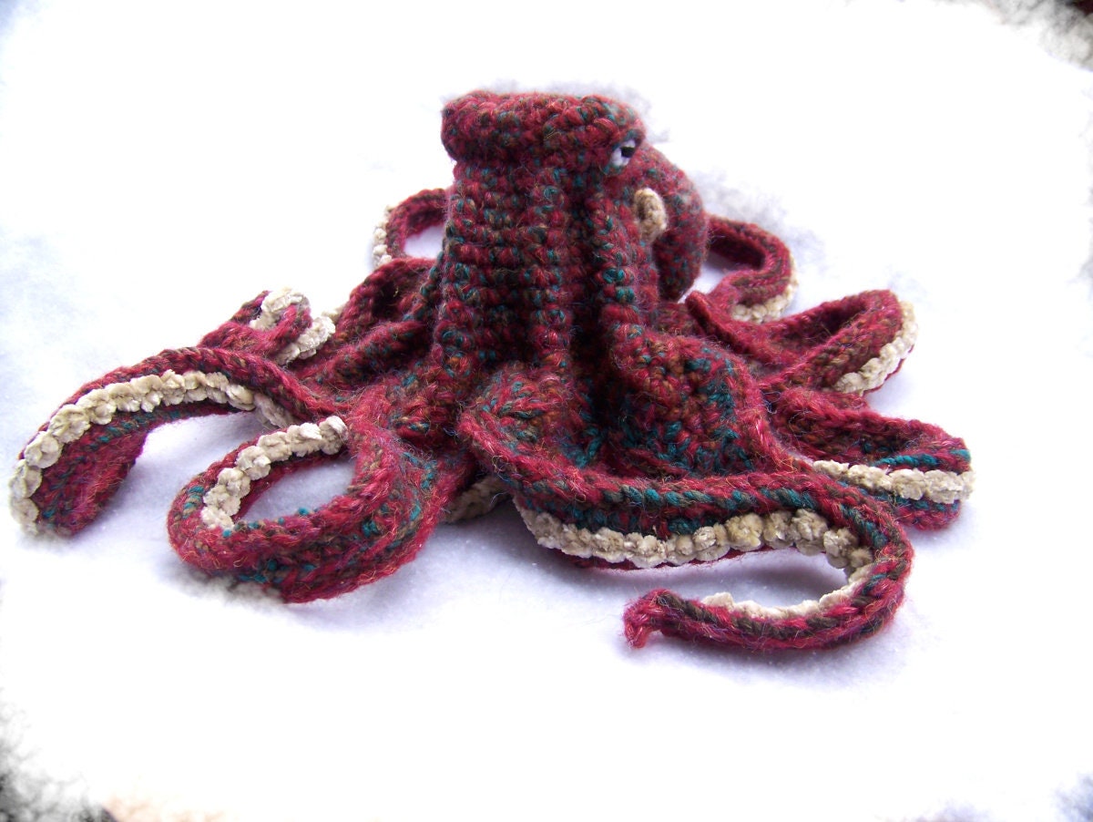 Crochet Pattern Realistic Octopus-Amigurumi Pattern | Etsy