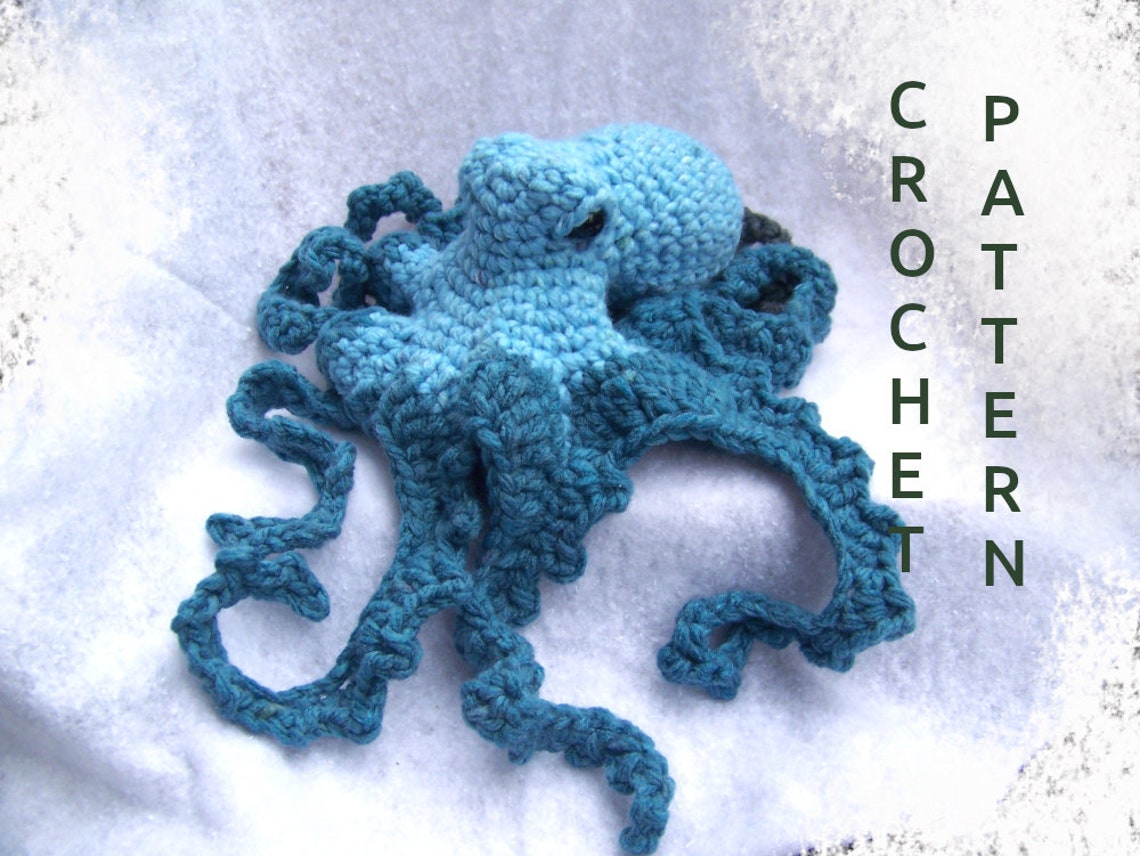 Crochet Pattern Realistic Octopus-amigurumi Pattern | Etsy