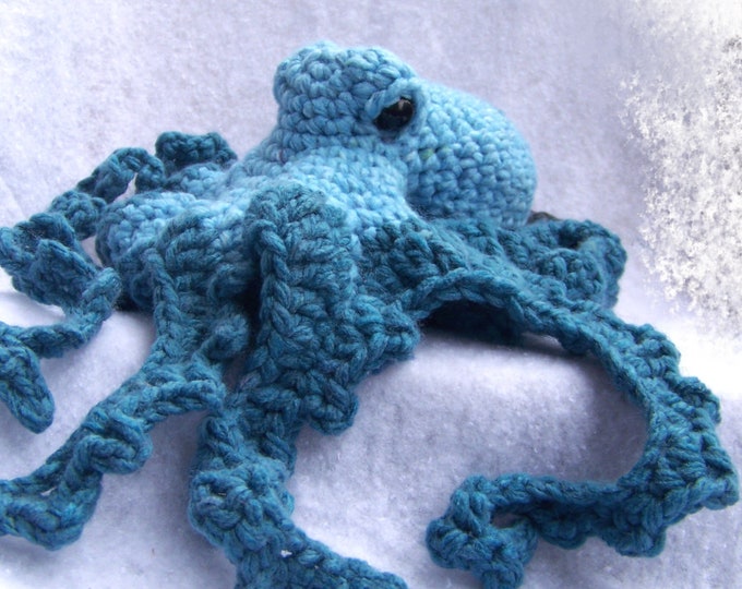 Crochet Pattern Realistic Octopus-amigurumi Pattern Octopus-stuffed ...