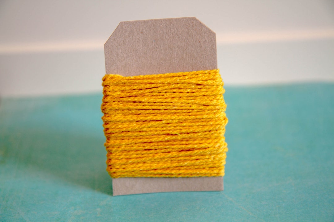 Yellow Cotton String 10 M, Cord Type Rope - Etsy