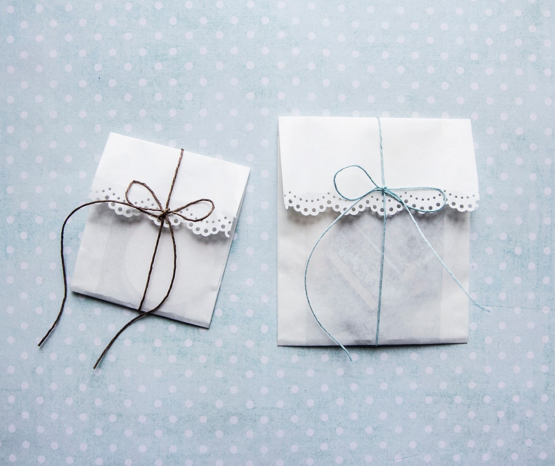 Sachets cadeau dentelle sachets dragées taille au choix | Etsy France