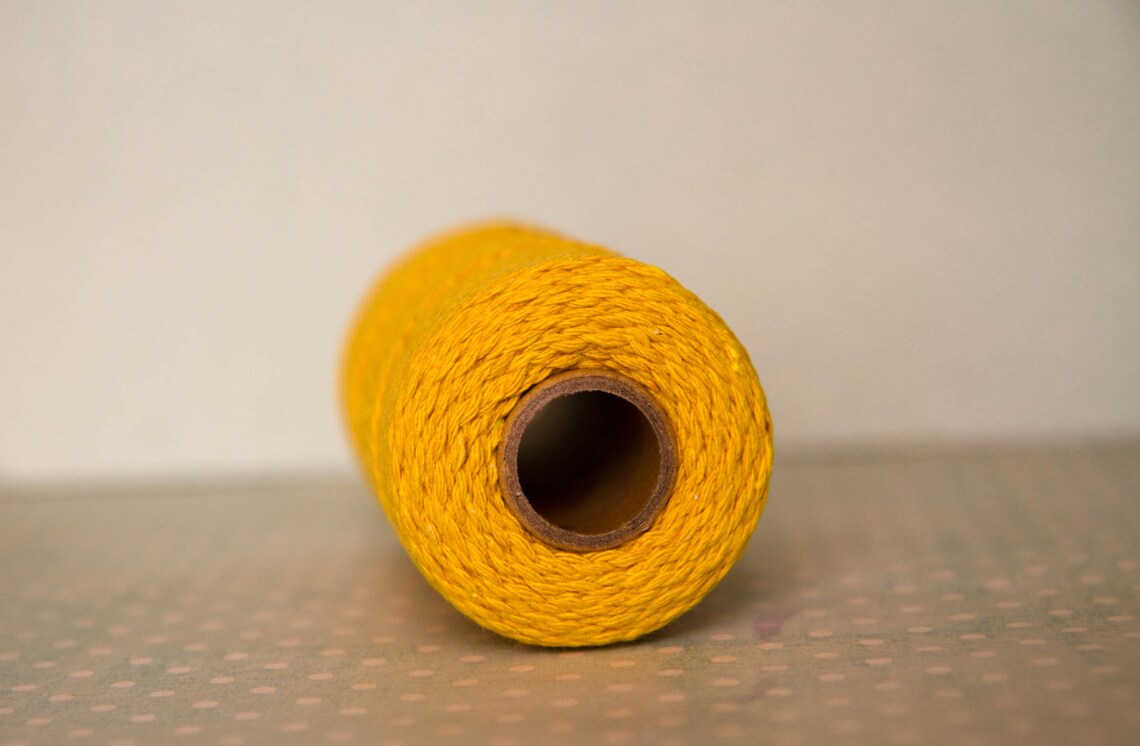 Yellow Cotton String 10 M Cord Type Rope - Etsy