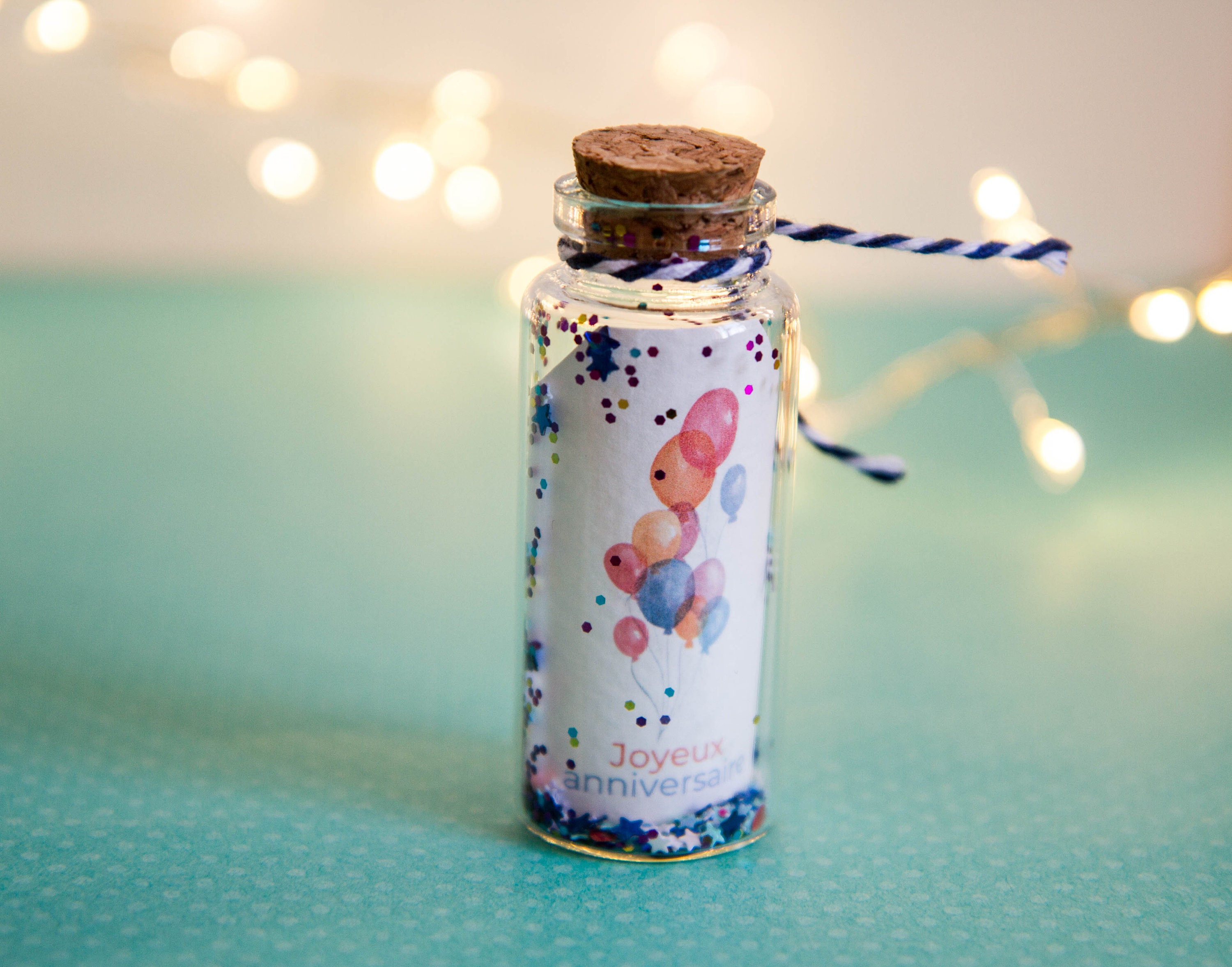 Glass Bottle Gift Message of Love or Friendship, Customizable Message ...