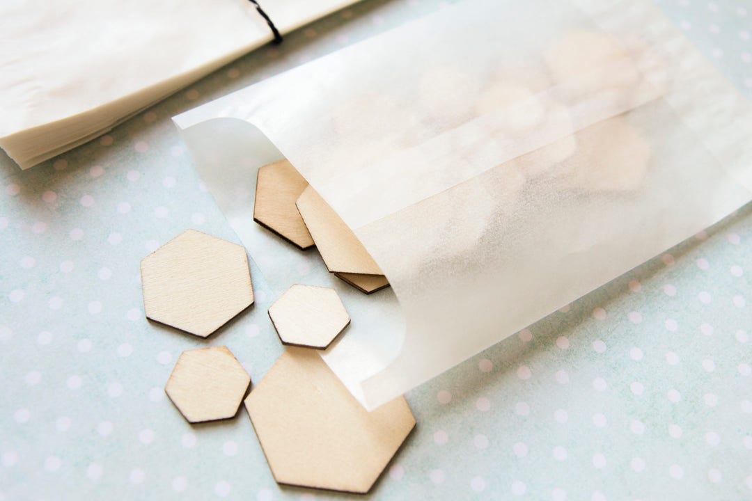 Clear Paper Bags Set of 50 - Etsy