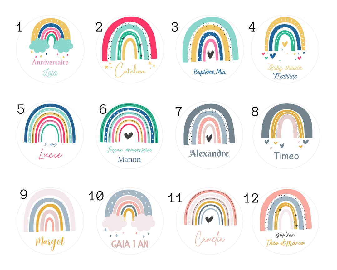 Personalized Labels and Linen Thread of Your Choice, Paper Labels or ...