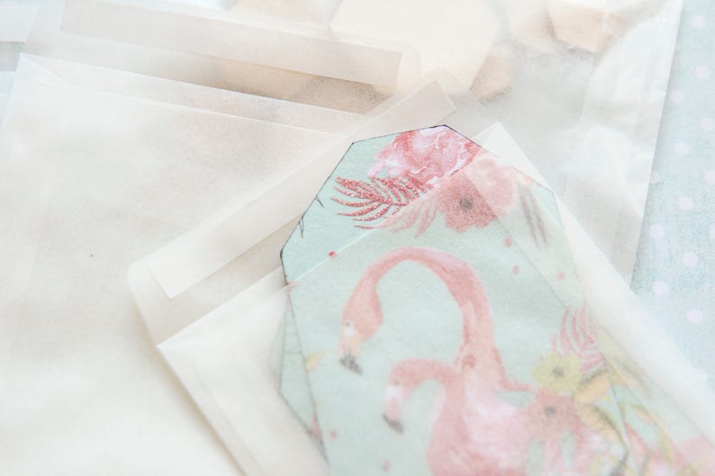 Glassine Bags, Self-adhesive Flap Pack of 50 - Etsy