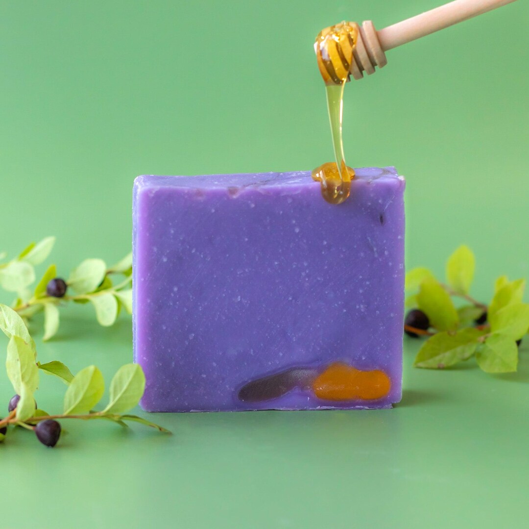 Honey & Huckleberry Soap - Etsy