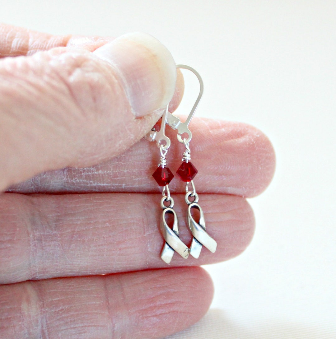 Blood Clot Awareness Earrings, DVT, PE, Head and Neck Cancer, Factor V ...