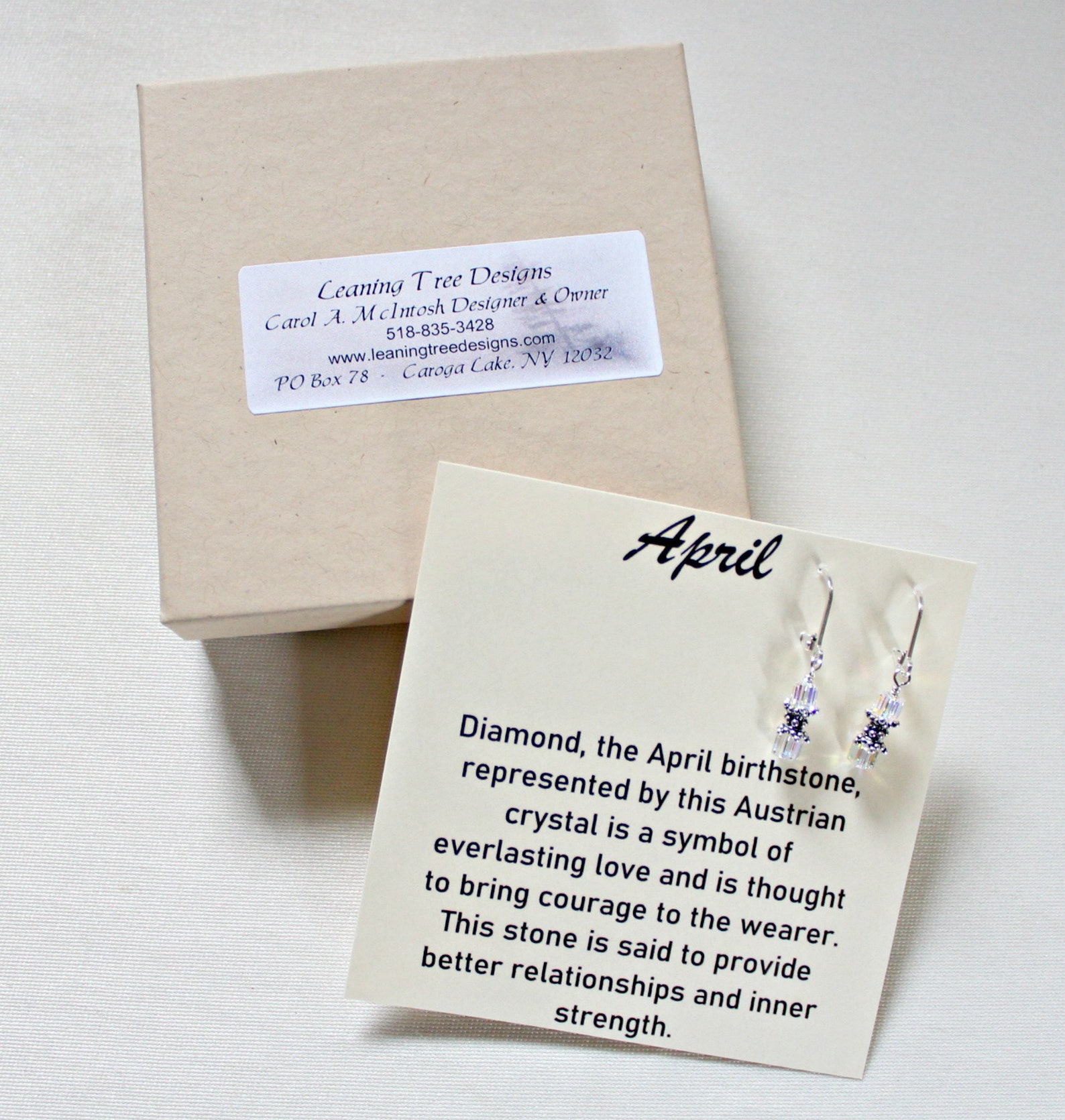 April Birthstone Earrings, April Gift Jewelry, Mothers Day Gift for Mom ...